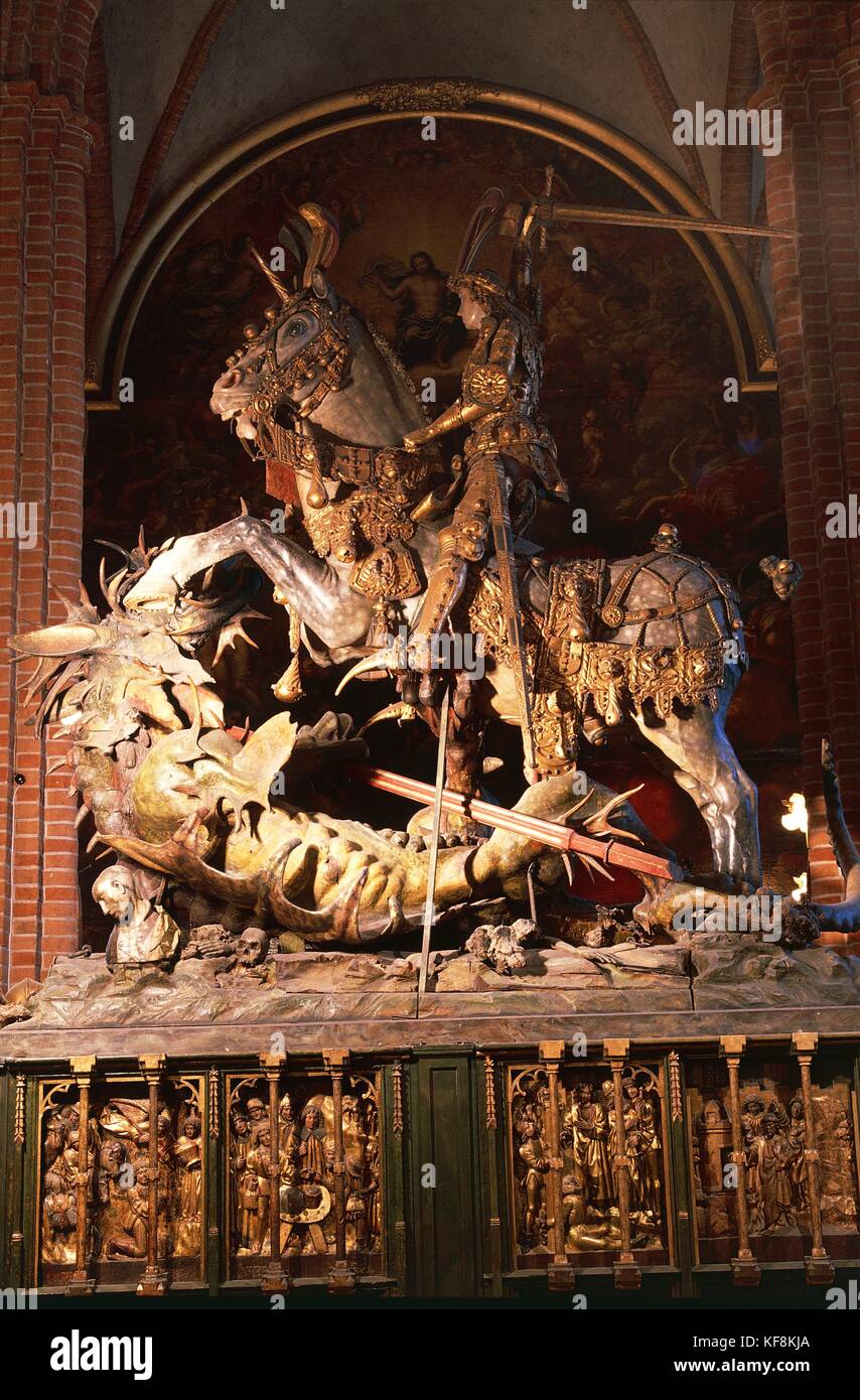 Stan Stockholm Sweden Gamla Storkyrkan (Cathedral) Internal Stock Photo ...