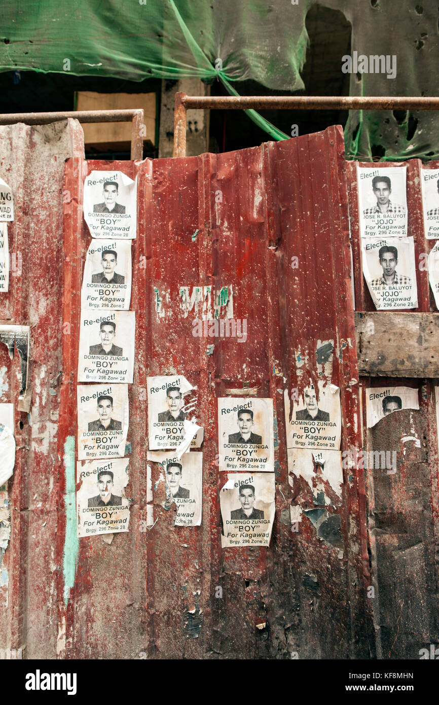 Manila street signs hi-res stock photography and images - Alamy