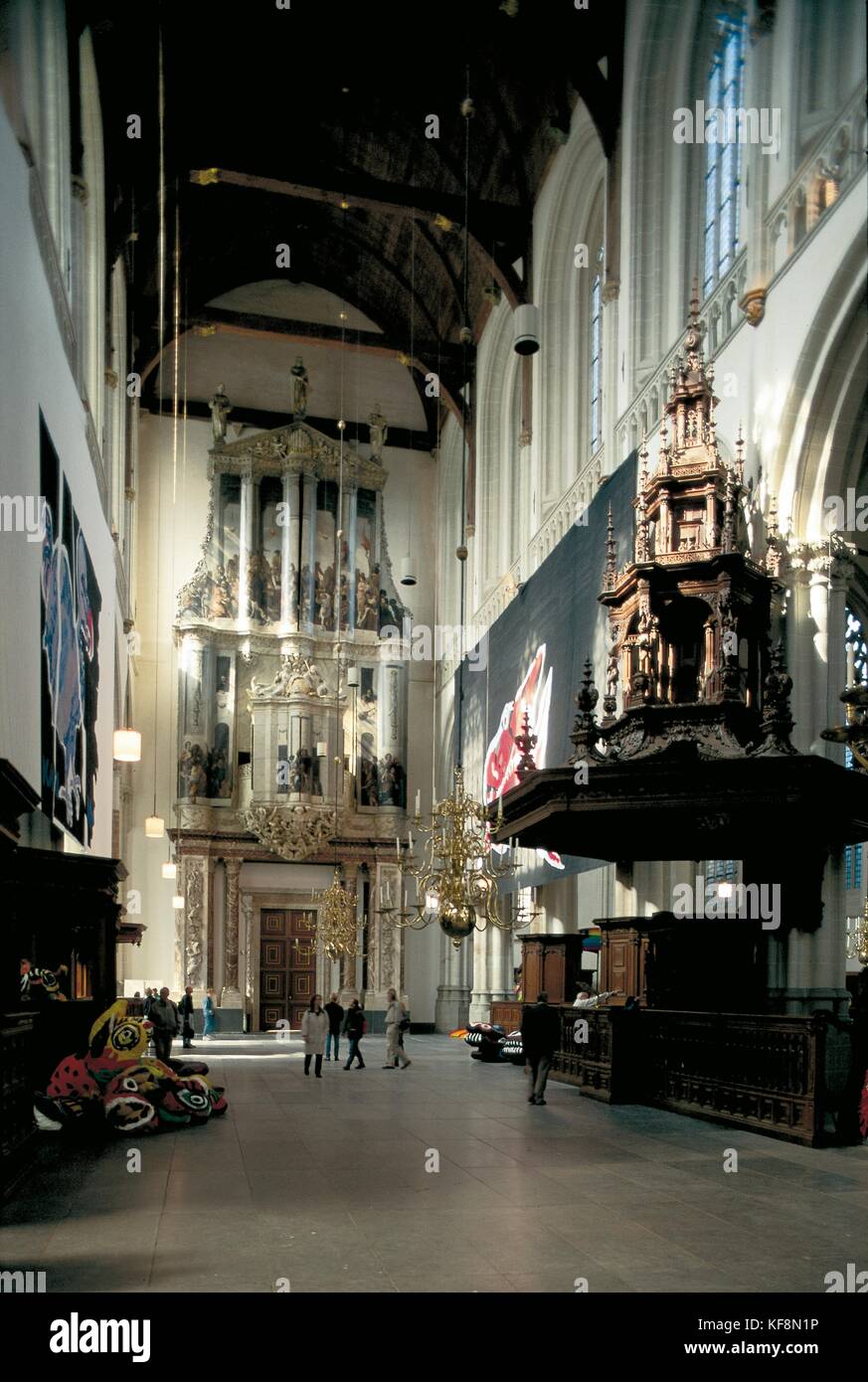NETHERLANDS AMSTERDAM Nieuwe Kerk INTERNAL Stock Photo - Alamy