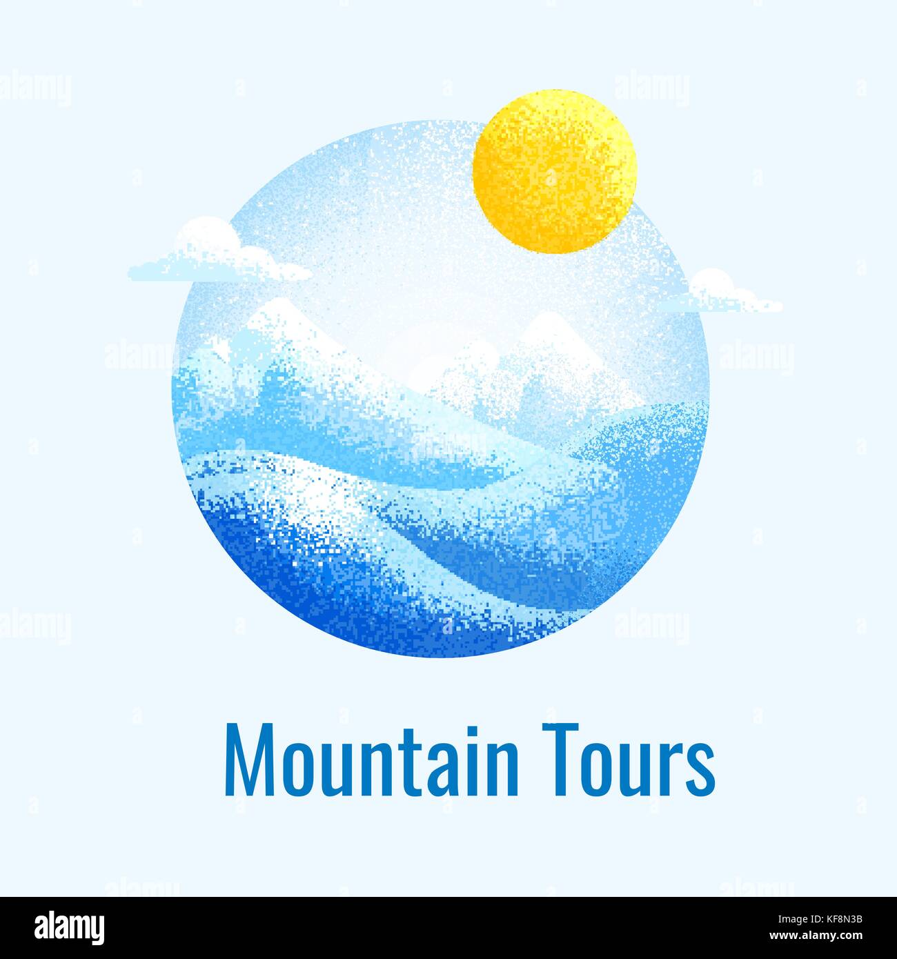 Winter mountain landscape background. Vector poster for skiing resort ...