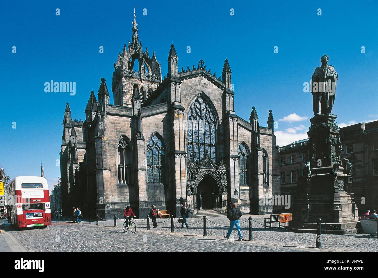 United Kingdom, Edinburgh. (UNESCO World Heritage Site, 1995). Church ...