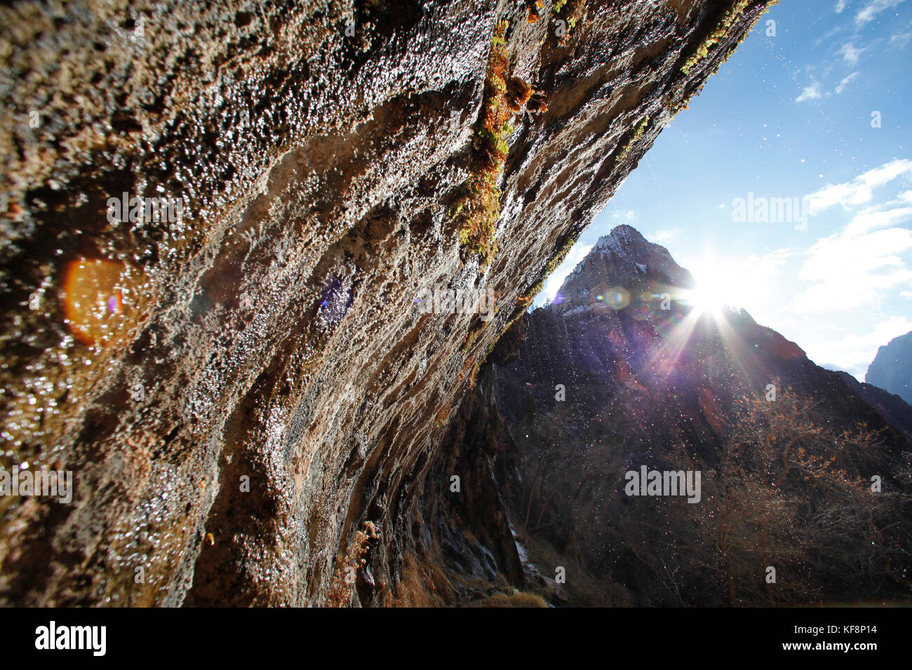 Zion Weeping Rock Formation High Resolution Stock Photography and ...