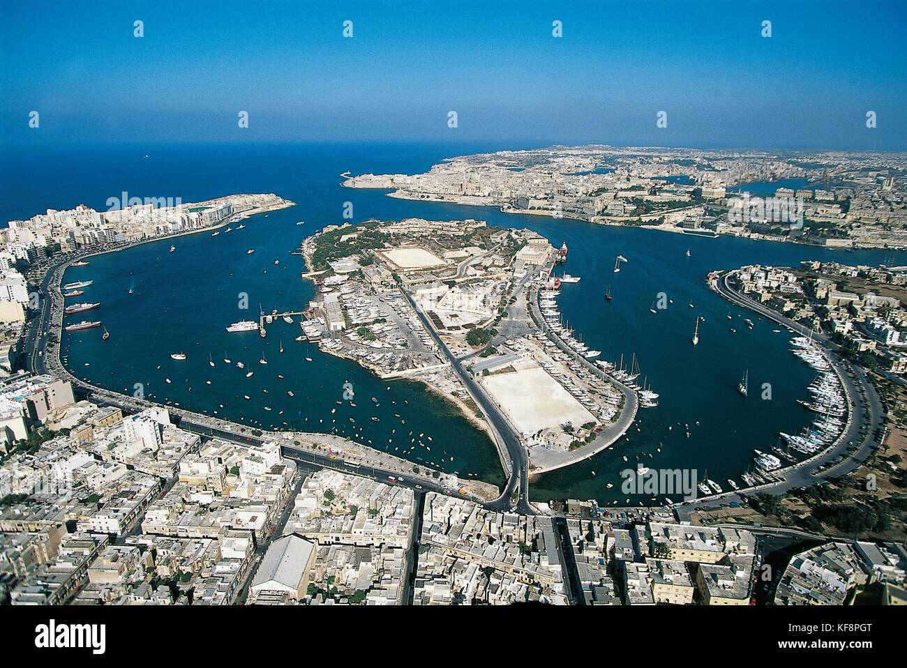 Aerial view of a city, Manoel Island, Valletta, Malta Stock Photo - Alamy