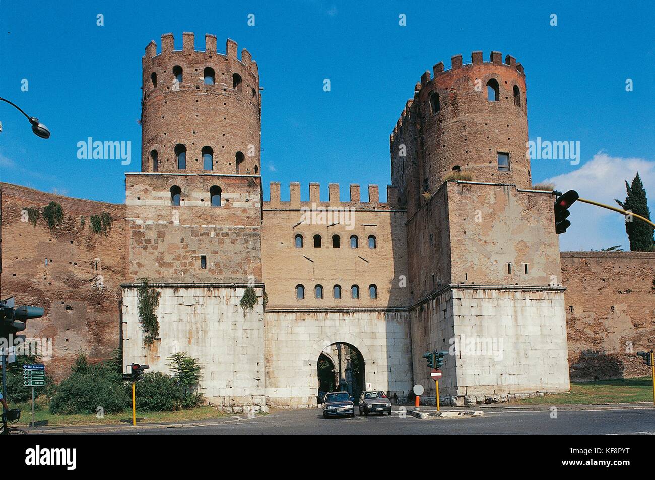 Italy, Lazio Region, Rome, Caffarella Park, St. Sebastian Gate Stock ...