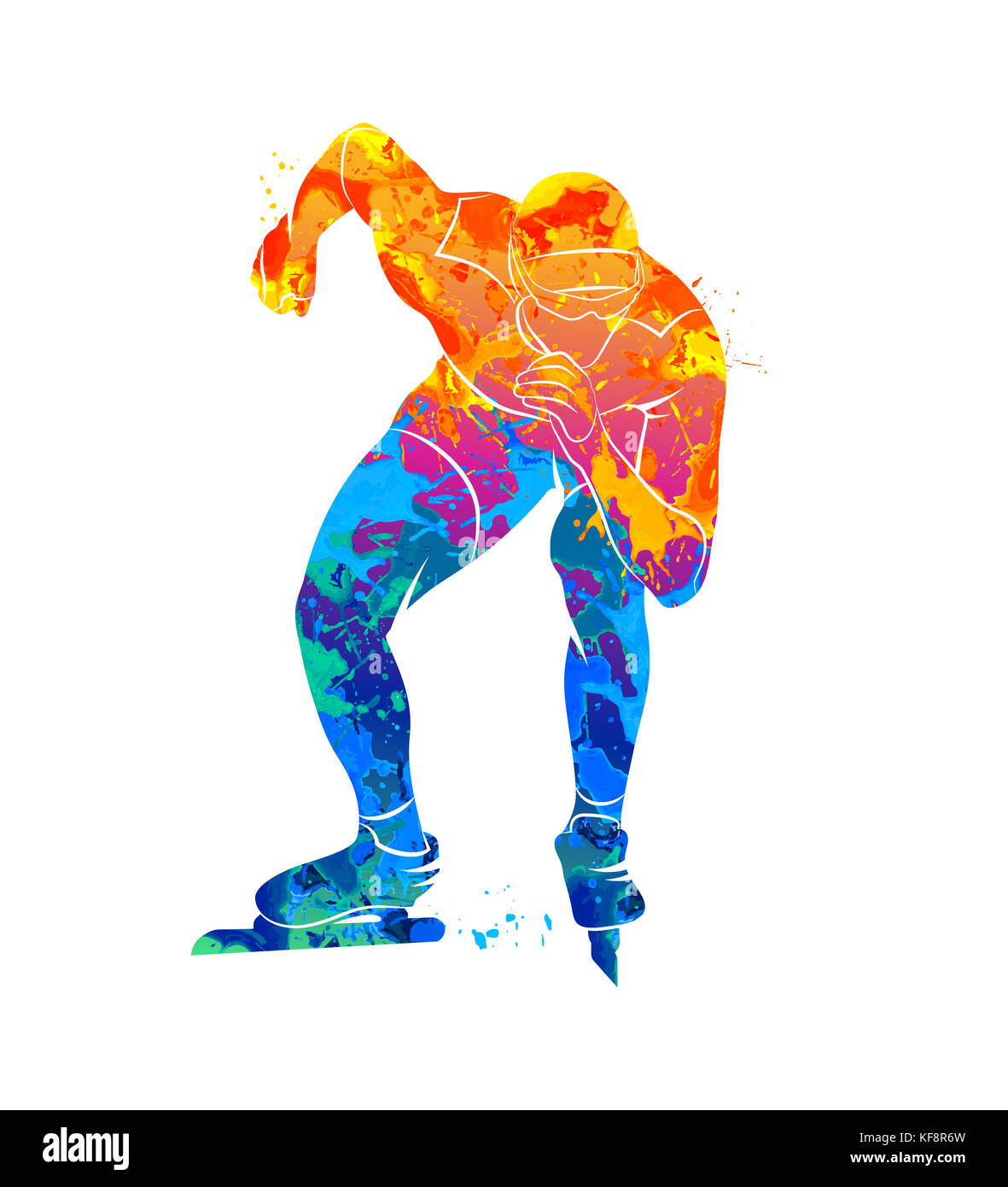 Ice skater male Cut Out Stock Images & Pictures - Alamy