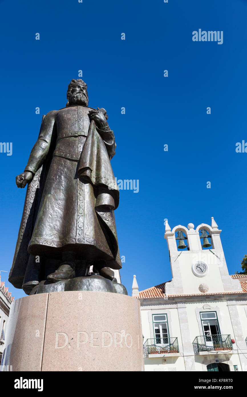Cascais statue town hi-res stock photography and images - Alamy