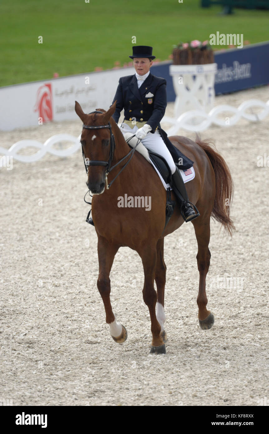 Debbie Mcdonald (USA) riding Brentina - World Equestrian Games, Aachen ...