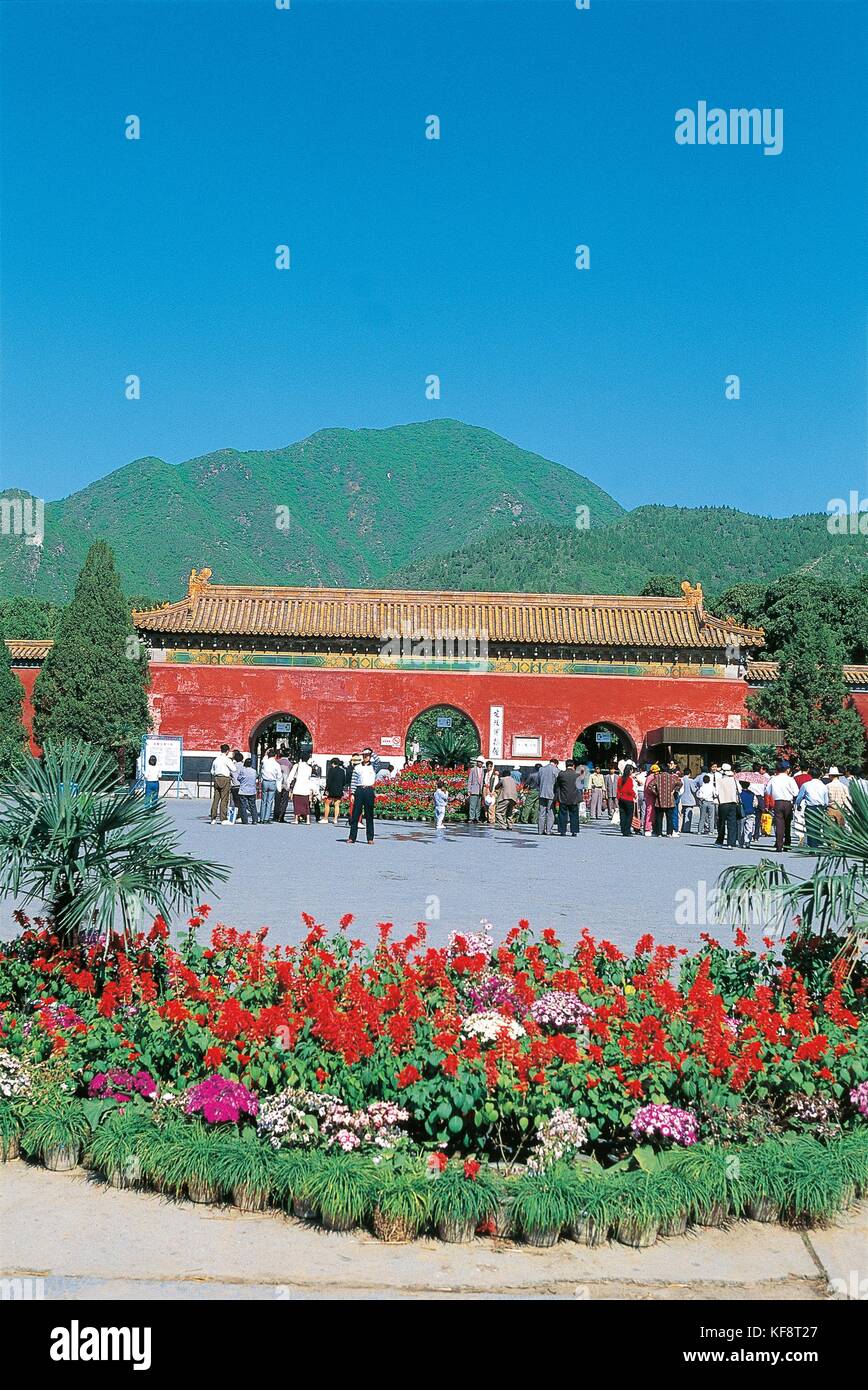 Beijing Ming Tombs Dingling MAUSOLEUM Stock Photo - Alamy