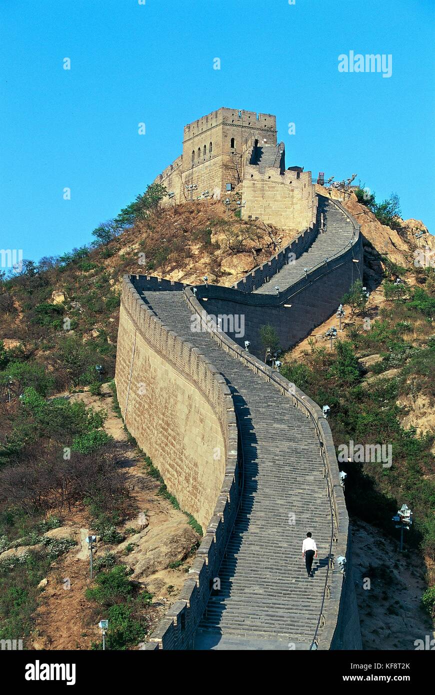 Great Wall of China at Badaling (UNESCO World Heritage Site, 1987 ...