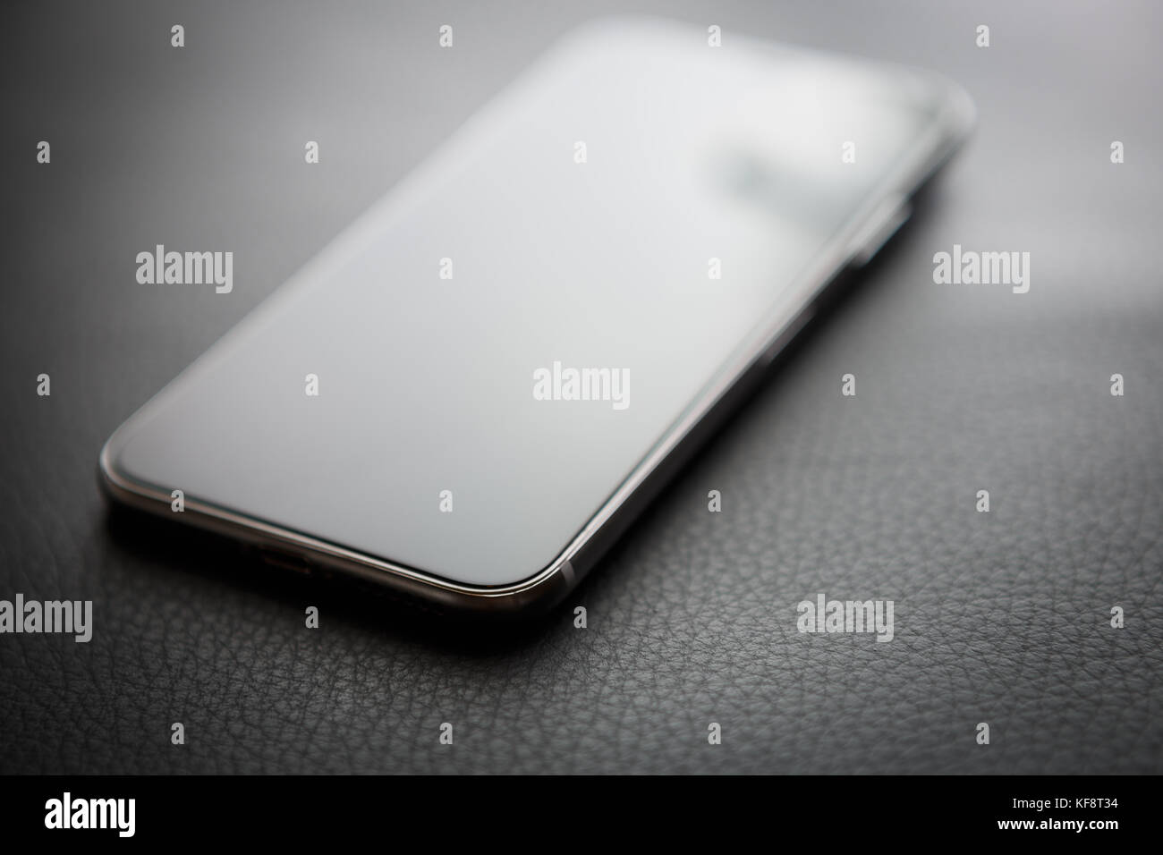 New Iphone X model close up.Modern Iphone 10 smart phone model.Trendy ...