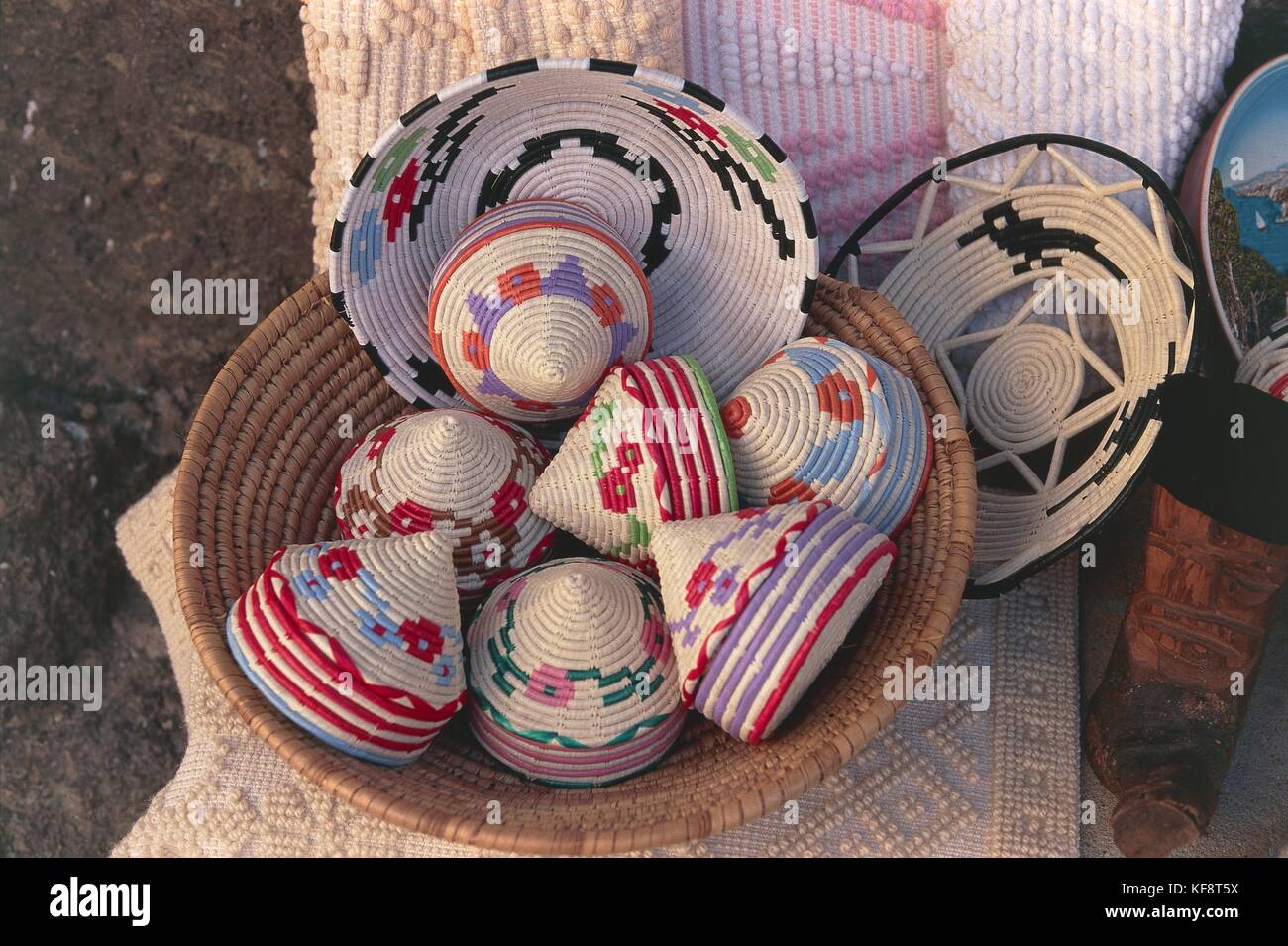 Italy, Sardinia Region, Castelsardo, Typical handicraft Stock Photo - Alamy