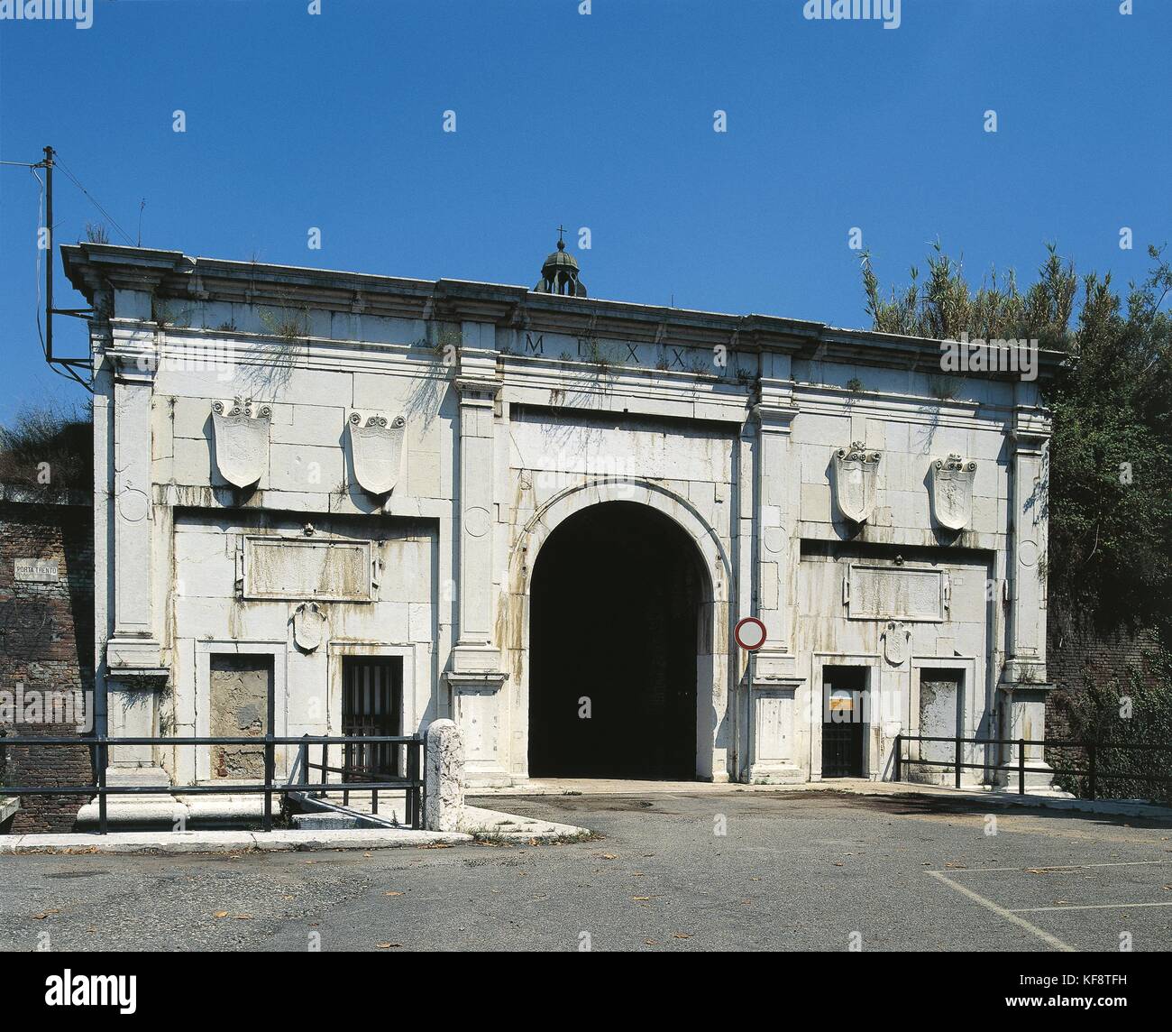 Low angle view of a gate, St. George Gate, Verona, Veneto Region, Italy ...