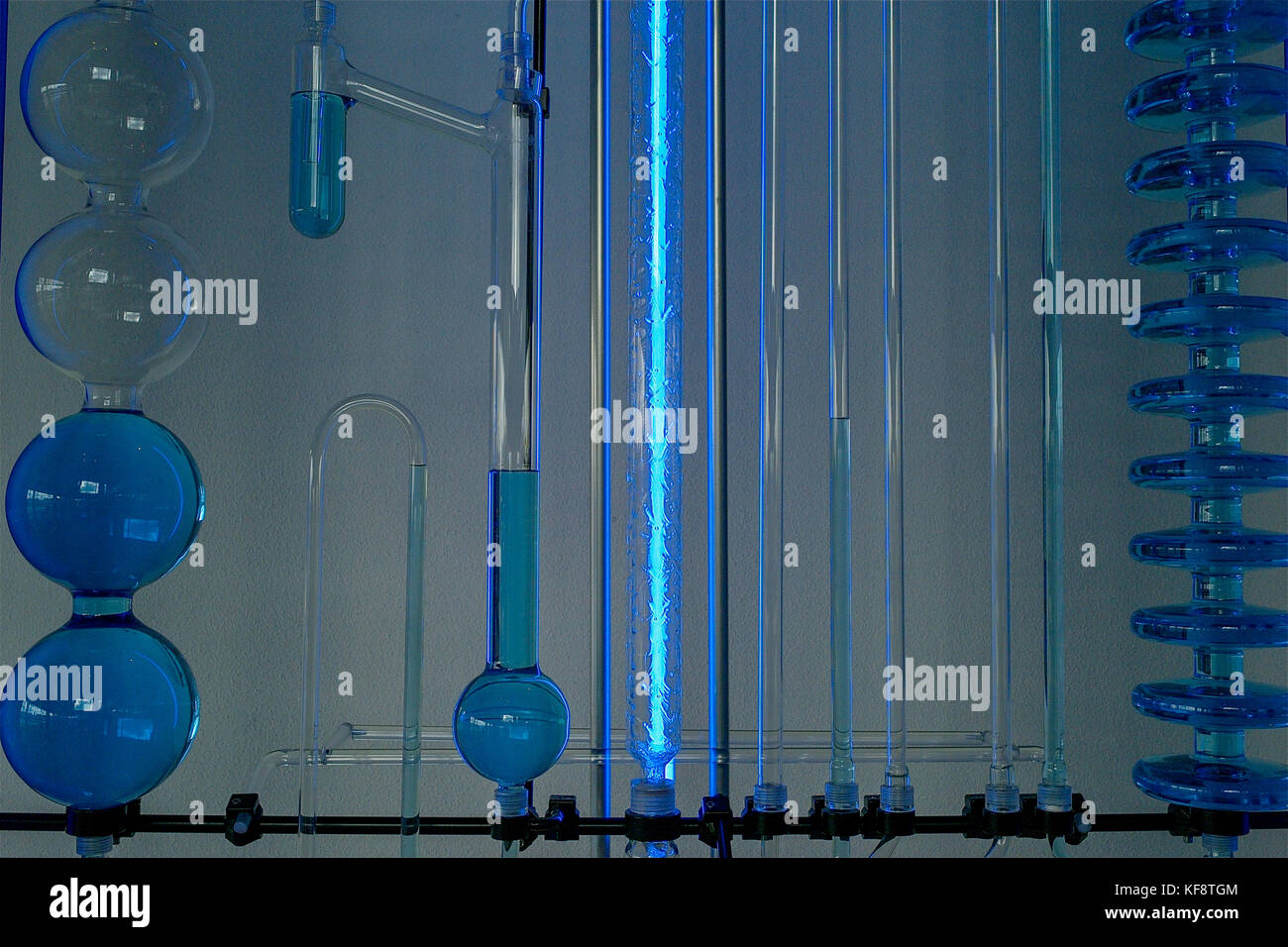 WAter clock at Nemo Science Museum, Amsterdam, Netherlands Stock Photo ...