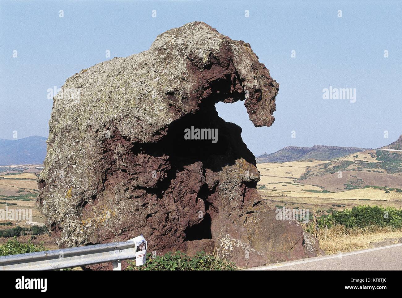 Italy, Sardinia Region, Castelsardo (province of Sassai). Elephant ...