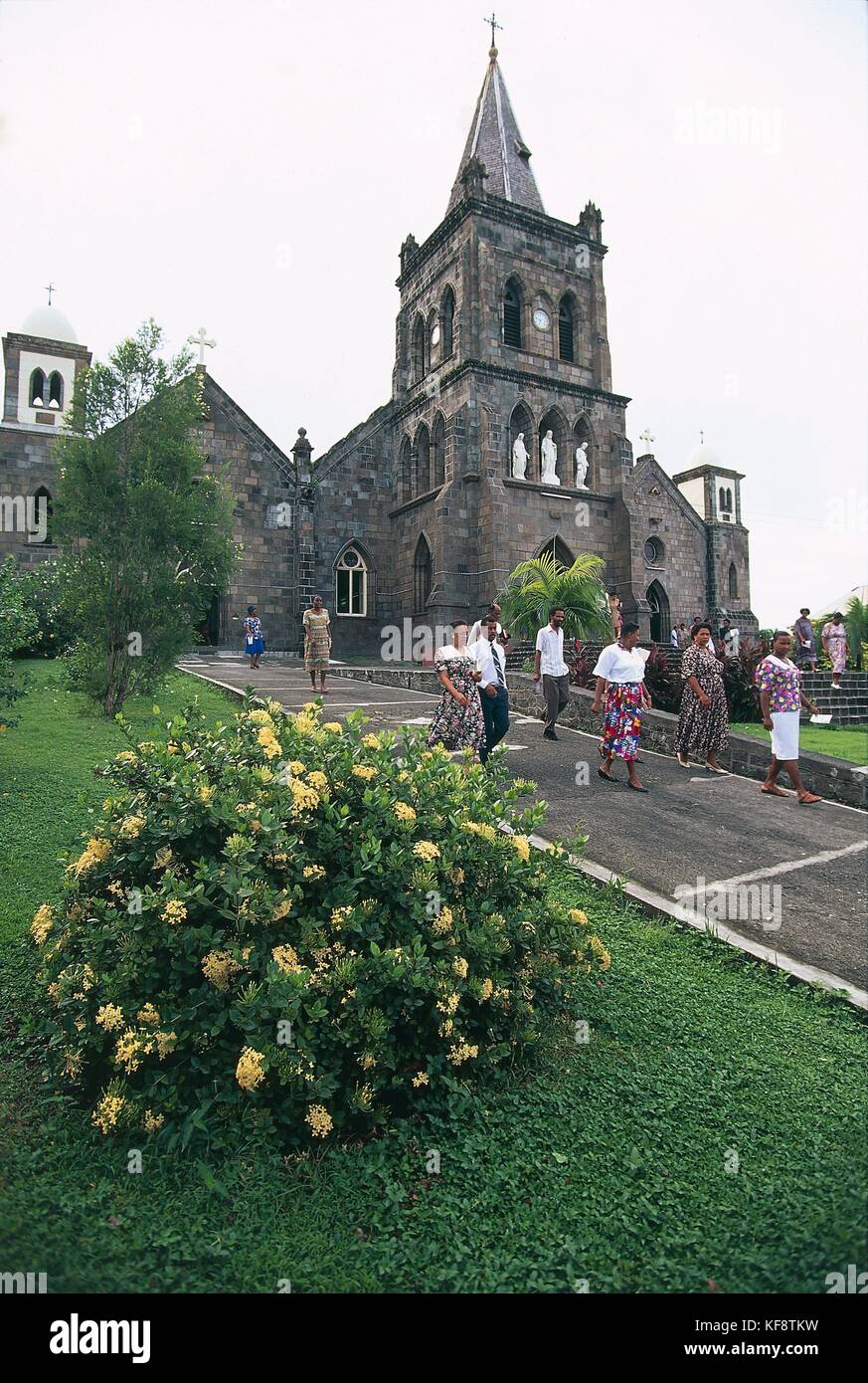 Roseau Cathedral High Resolution Stock Photography and Images - Alamy