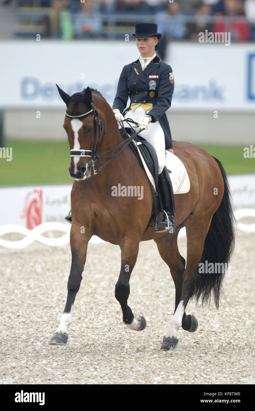 Victoria Max-Theurer (AUT) riding Falcao - World Equestrian Games ...