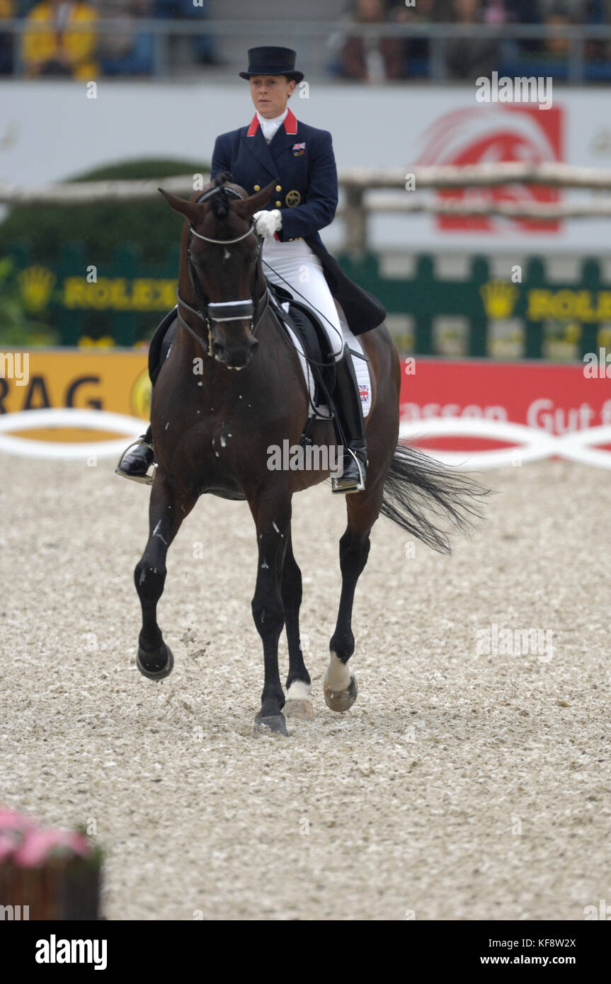 Emma Hindle (GBR) riding Lancet - World Equestrian Games, Aachen ...