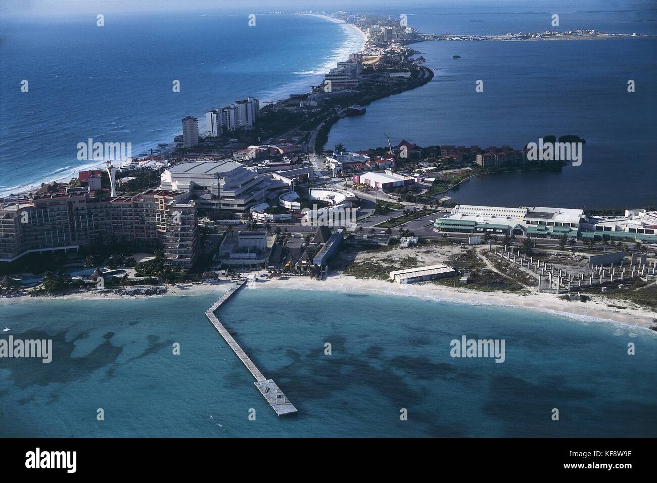 Mexico, Quintana Roo State, Cancun. Aerial view Stock Photo - Alamy
