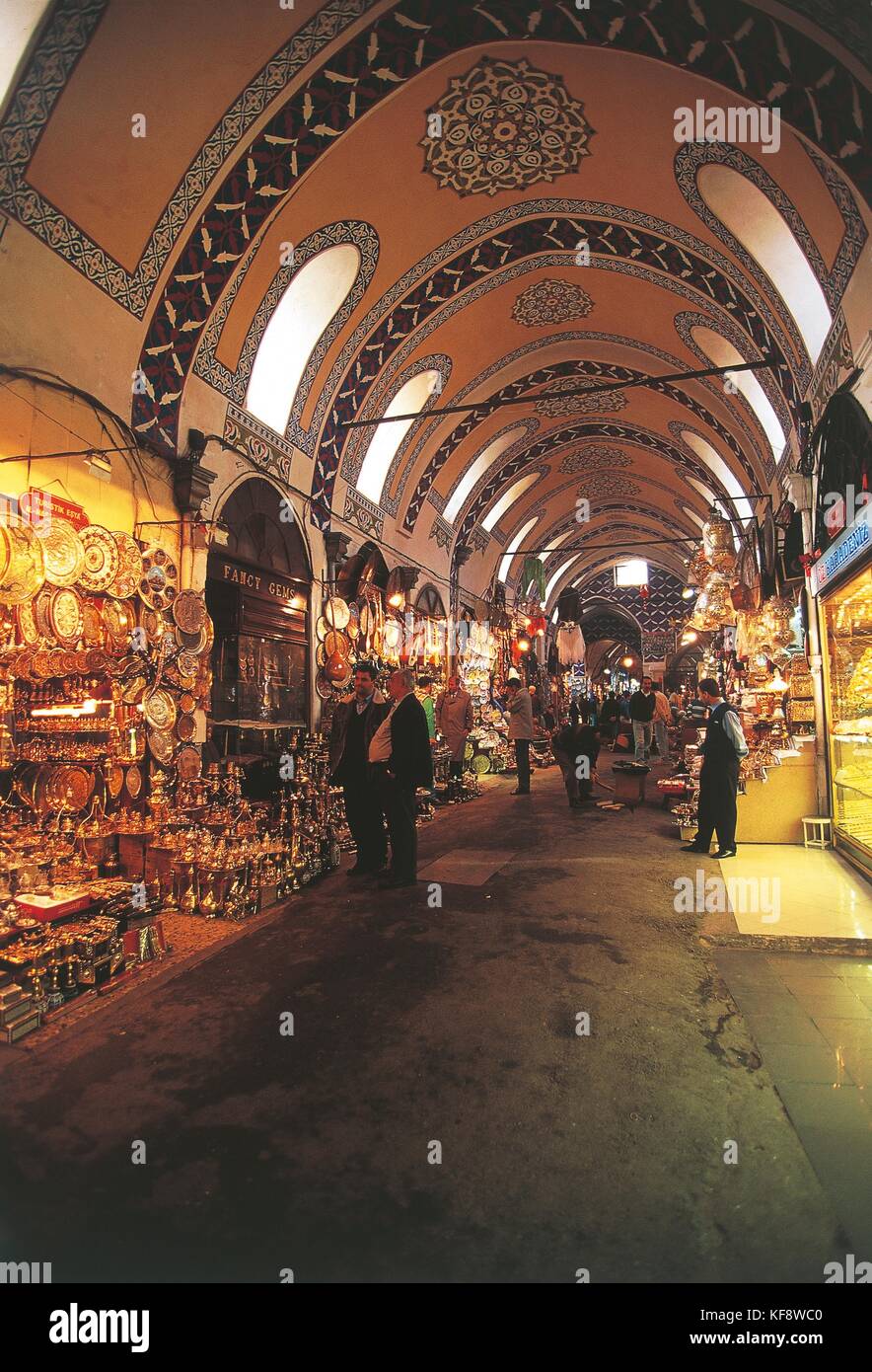 Inside Turkey Istanbul Grand Bazaar Stock Photo - Alamy