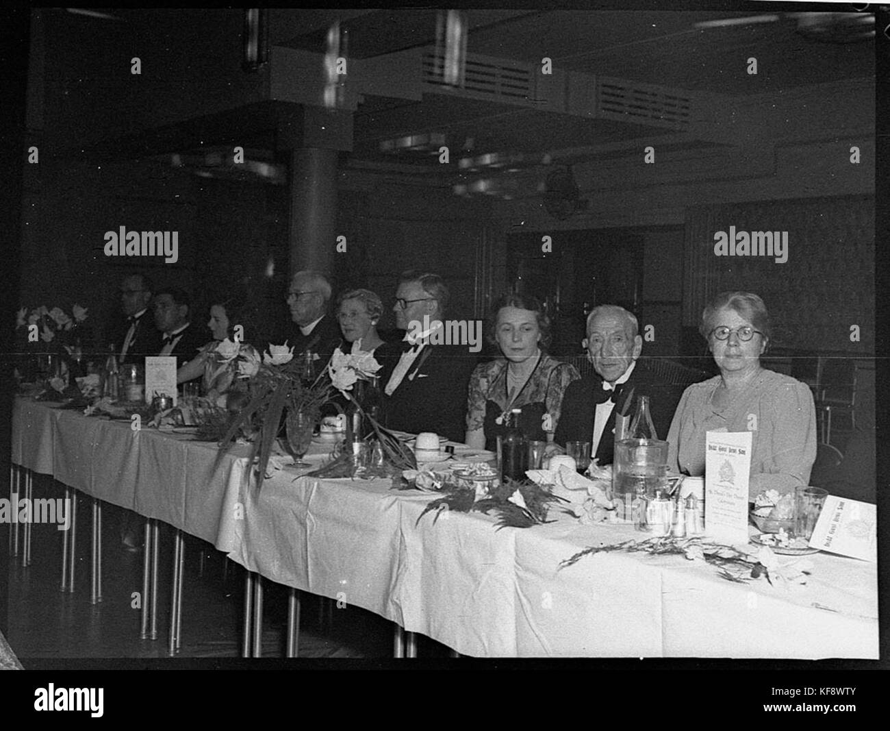 27851 Welsh dinner Cymmrodorion Stock Photo - Alamy