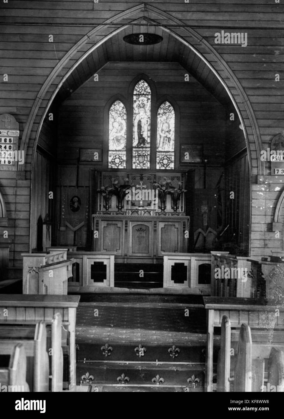 1 117268 Interior of St Andrew's Anglican Church at Indooroopilly taken ...