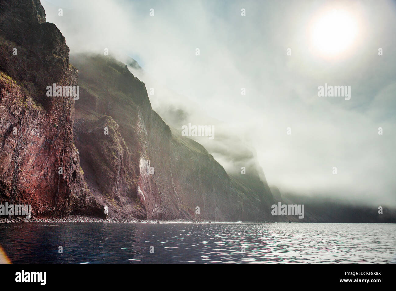 GALAPAGOS ISLANDS, ECUADOR, Isabela Island, Punta Vicente Roca, view of ...