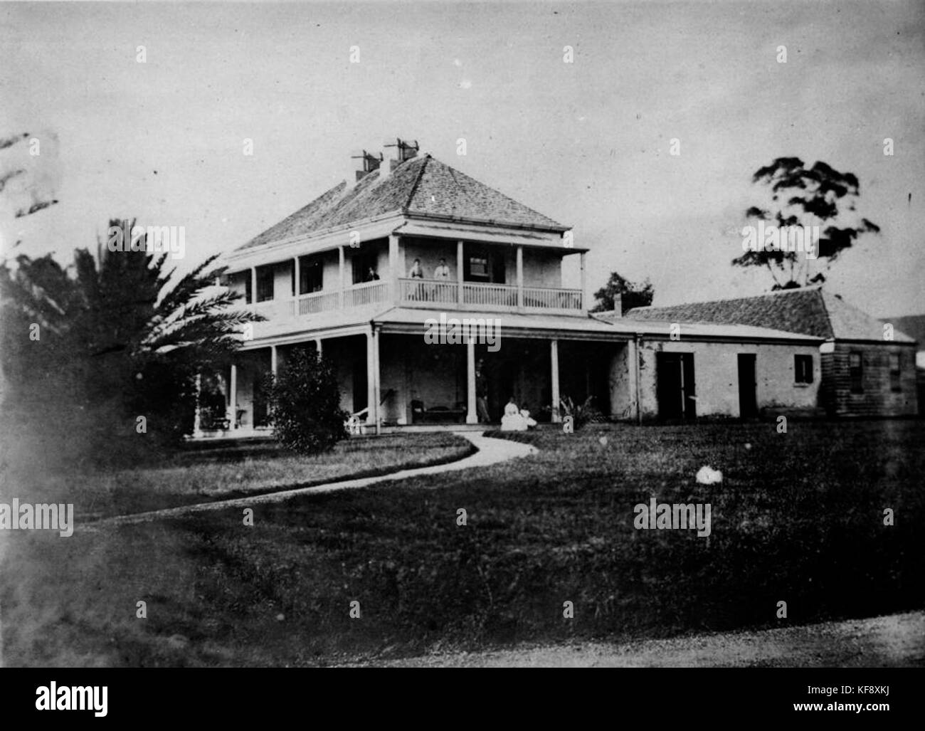 The image depicts Milton House, a historical building, with the Manning ...