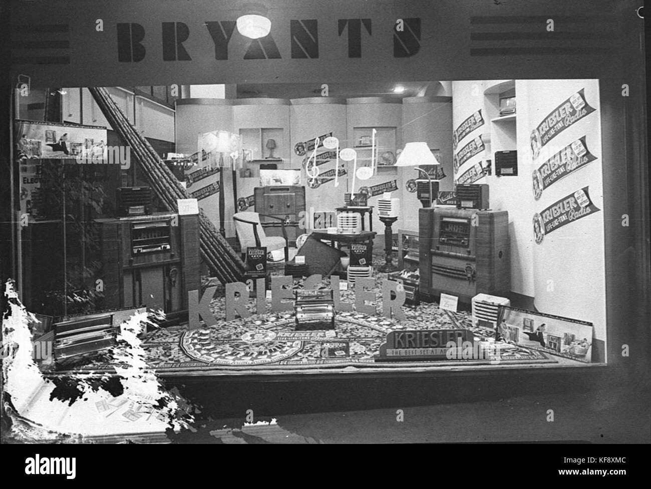 Shop window arrangement Black and White Stock Photos & Images - Alamy