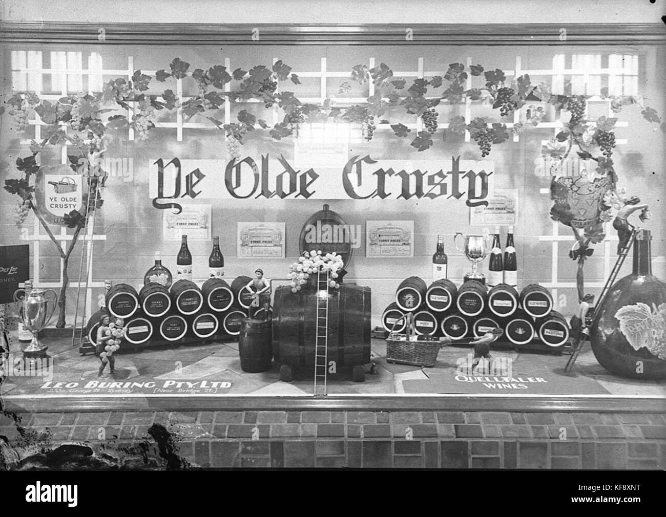 26593 Leo Buring exhibit at RAS show and window display Stock Photo - Alamy