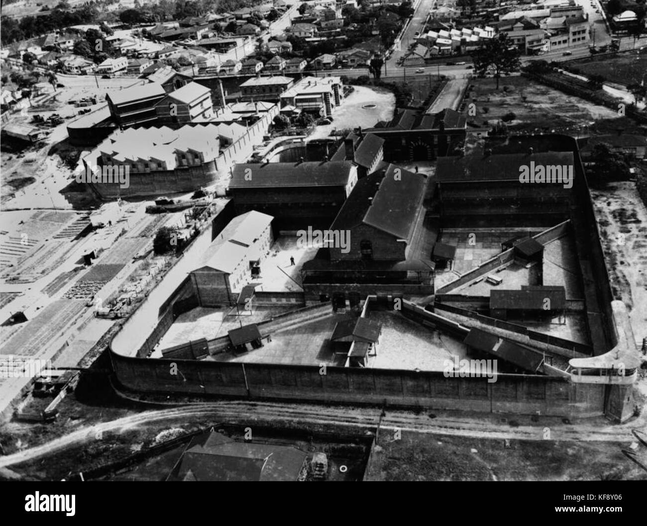 1 115172 Aerial view of Boggo Road Jail, Dutton Park, Brisbane, ca ...