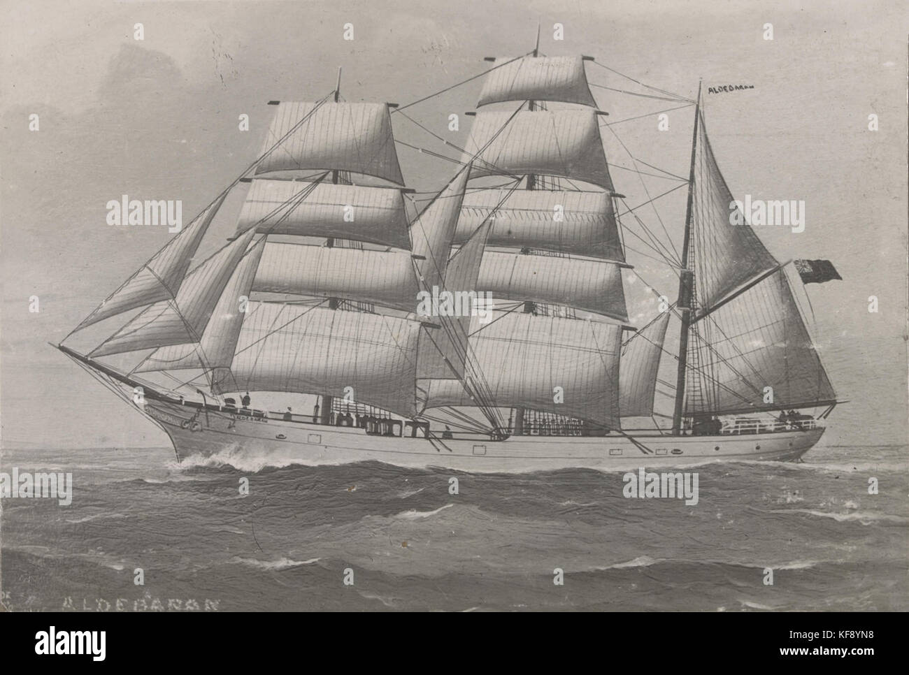 Aldebaran (ship, 1869) SLV H99.220 4297 Stock Photo - Alamy