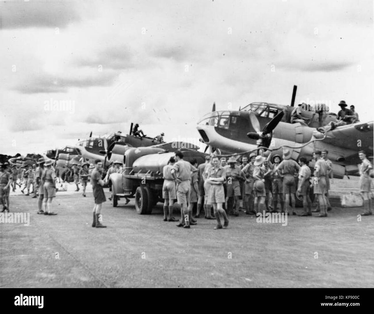 Bristol Beaufort at RAF Kallang, Singapore Stock Photo - Alamy