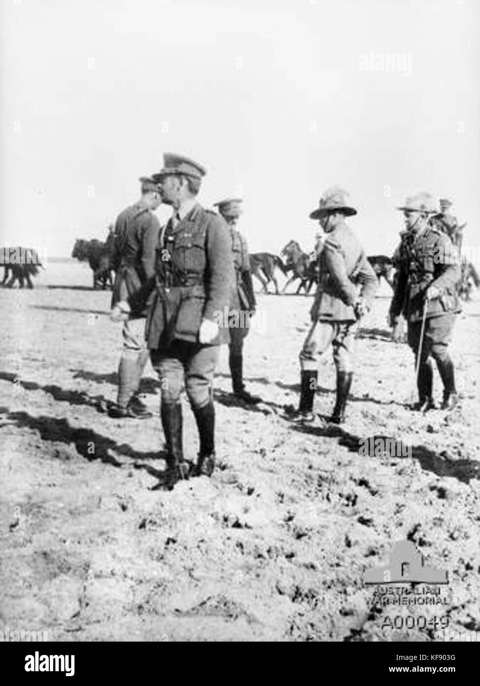 Chetwode Chauvel Royston in Egypt 1917 AWM A00049 Stock Photo - Alamy