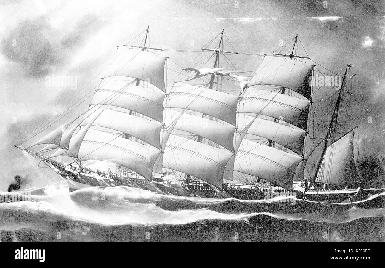 Ship launch 1800s hi-res stock photography and images - Alamy