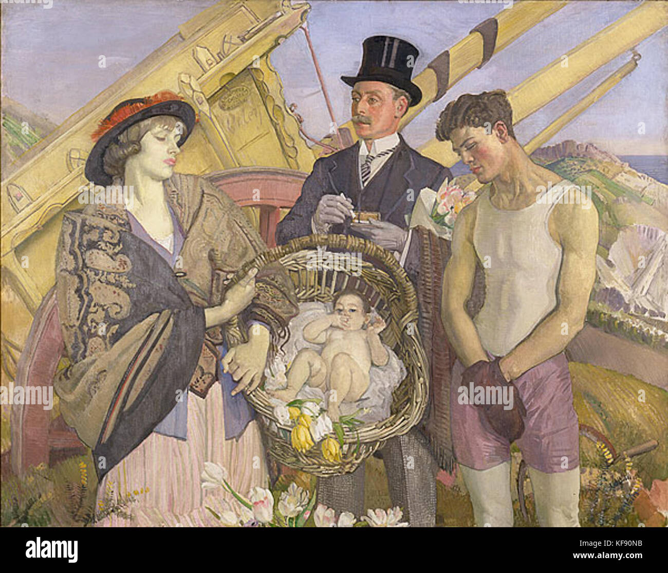 George Lambert Important People 1914 Stock Photo - Alamy