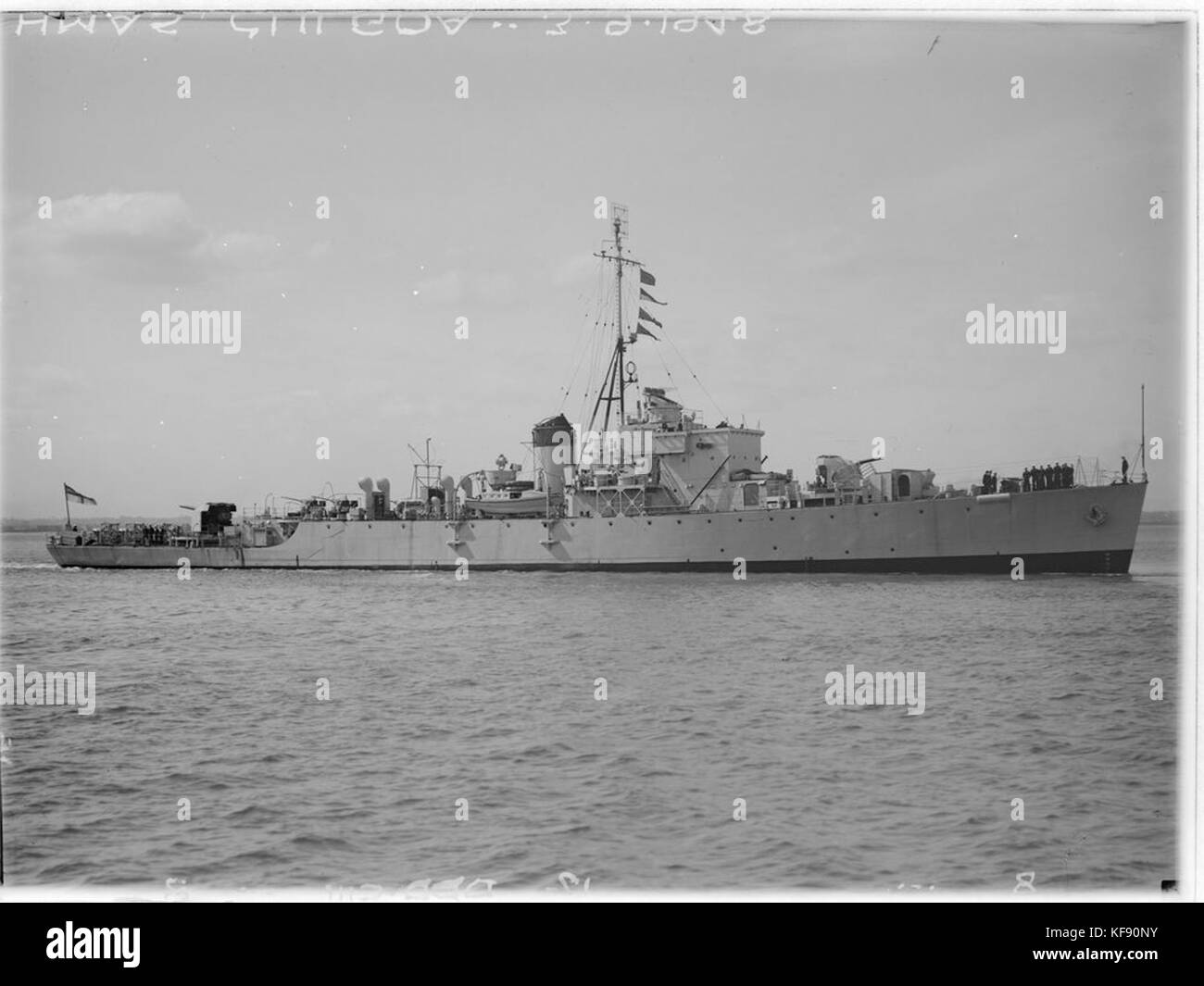 The image shows the HMAS Culgoa, a ship in the Royal Australian Navy ...
