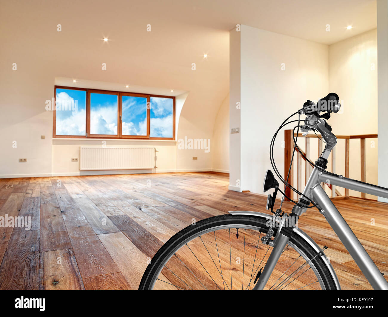 Empty modern interior hi-res stock photography and images - Alamy