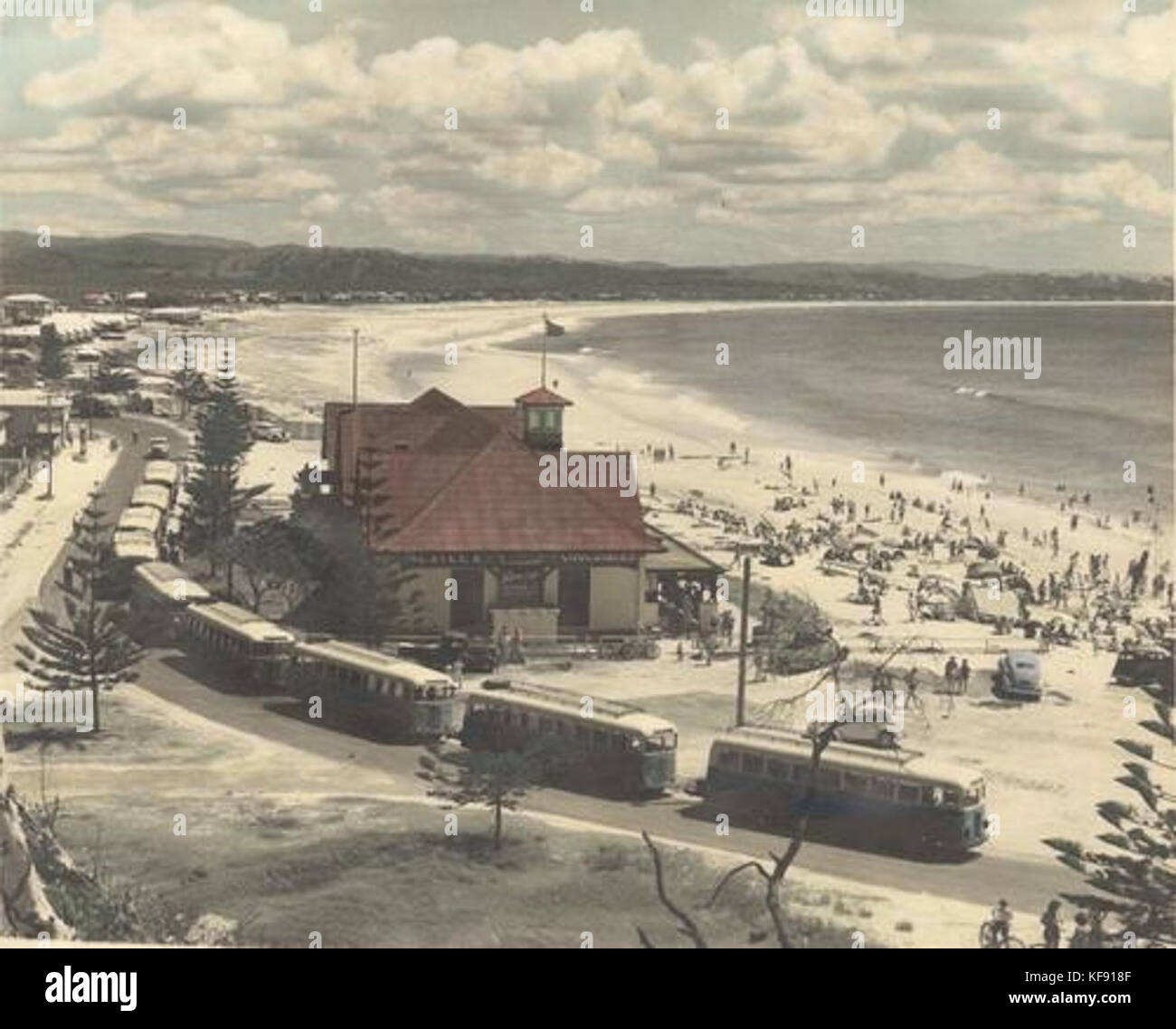 Kirra Surf Life Saving Club Kirra Beach circa 1946 Stock Photo - Alamy