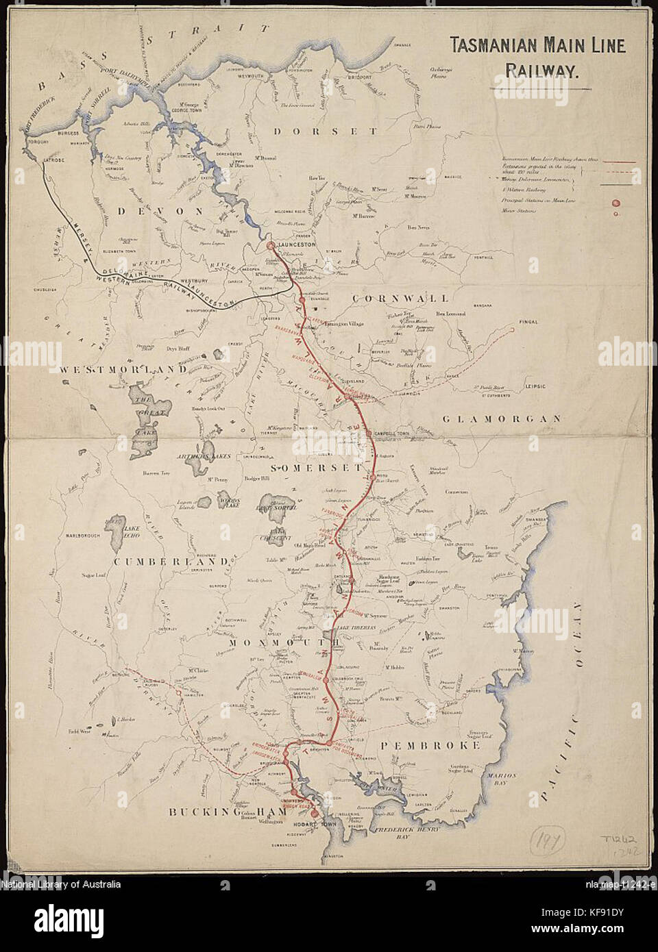 Main line railway map Stock Photo - Alamy