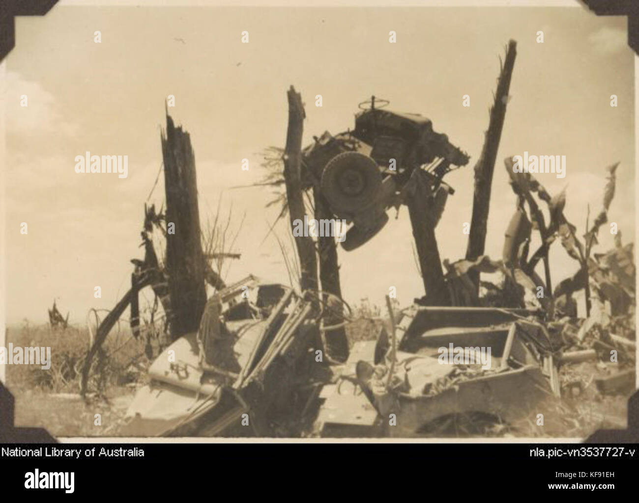 Mount Lamington devastation Stock Photo - Alamy