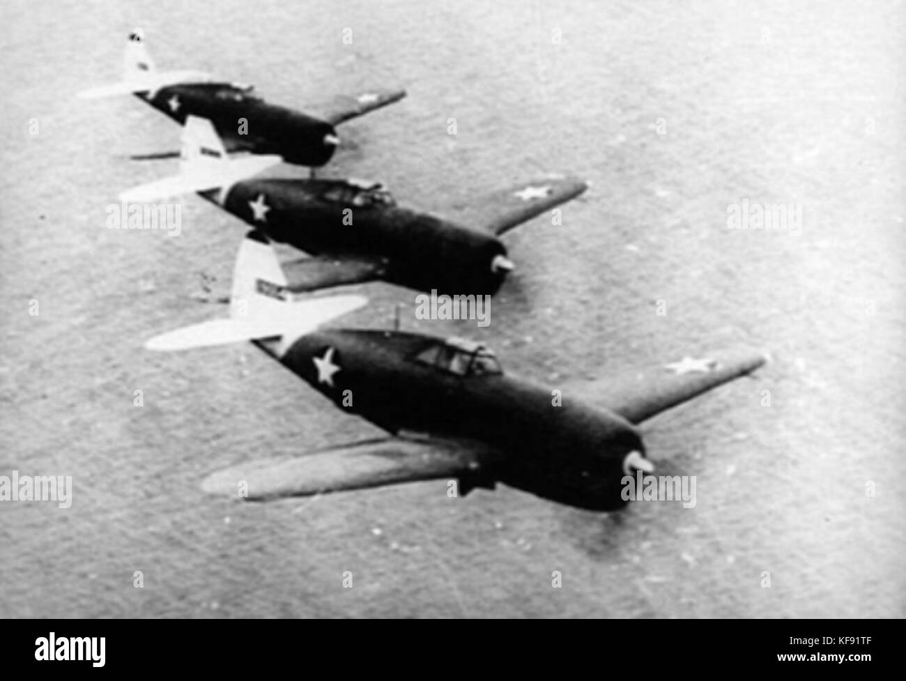 P 47Ds 348th FG in flight over New Guinea 1943 Stock Photo - Alamy