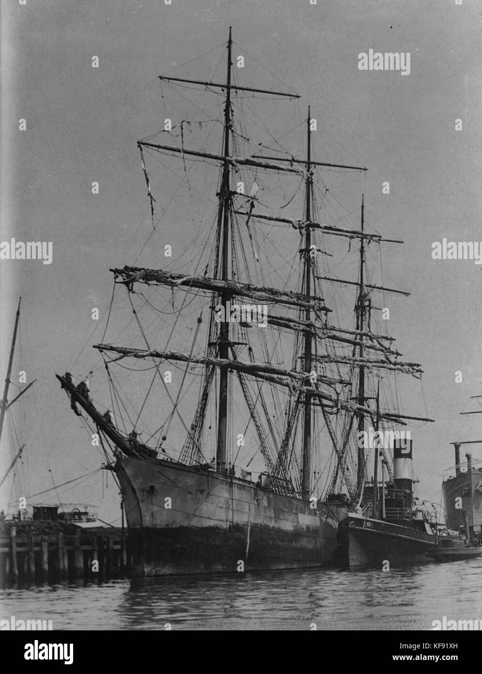 Port Patrick (ship, 1889) & Champion (tugboat) SLV H91.250 896 Stock ...