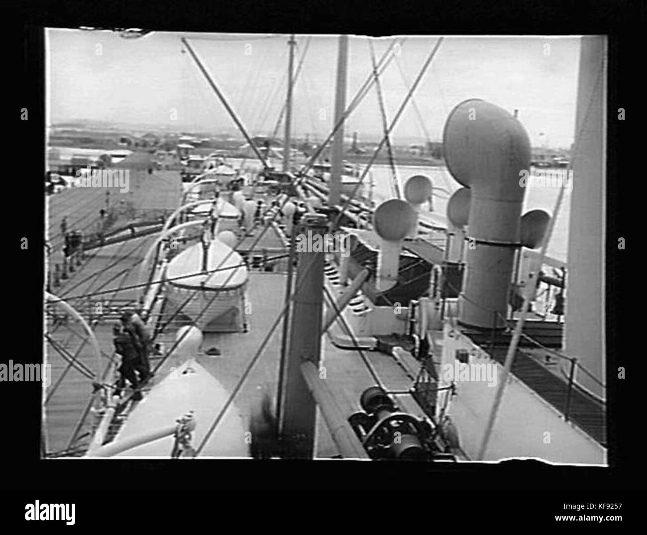 SS Medic Afterdeck Stock Photo - Alamy