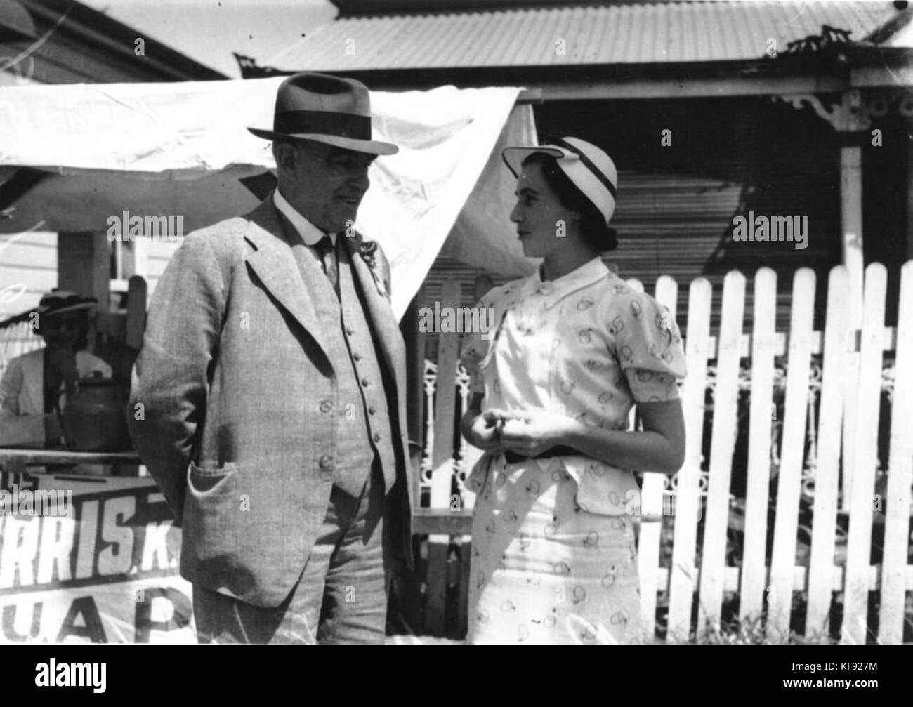 1 126539 Mr H. M. Russell on Election Day, 1938 Stock Photo - Alamy