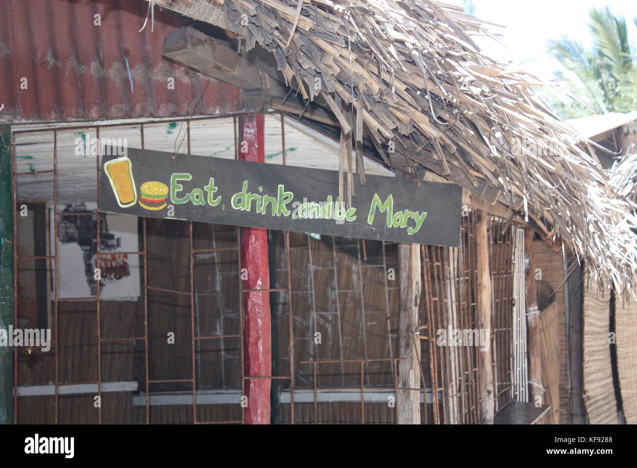 Drink eat sign hi-res stock photography and images - Alamy