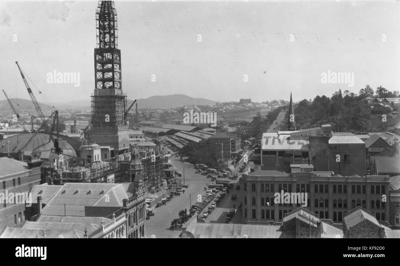 1 125215 City Hall under construction, Brisbane, Queensland, ca. 1928 ...