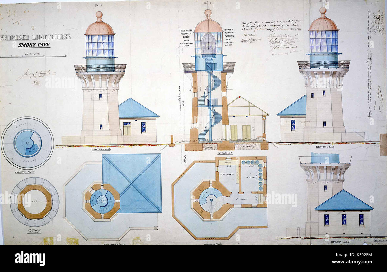 Lighthouse plans hi-res stock photography and images - Alamy