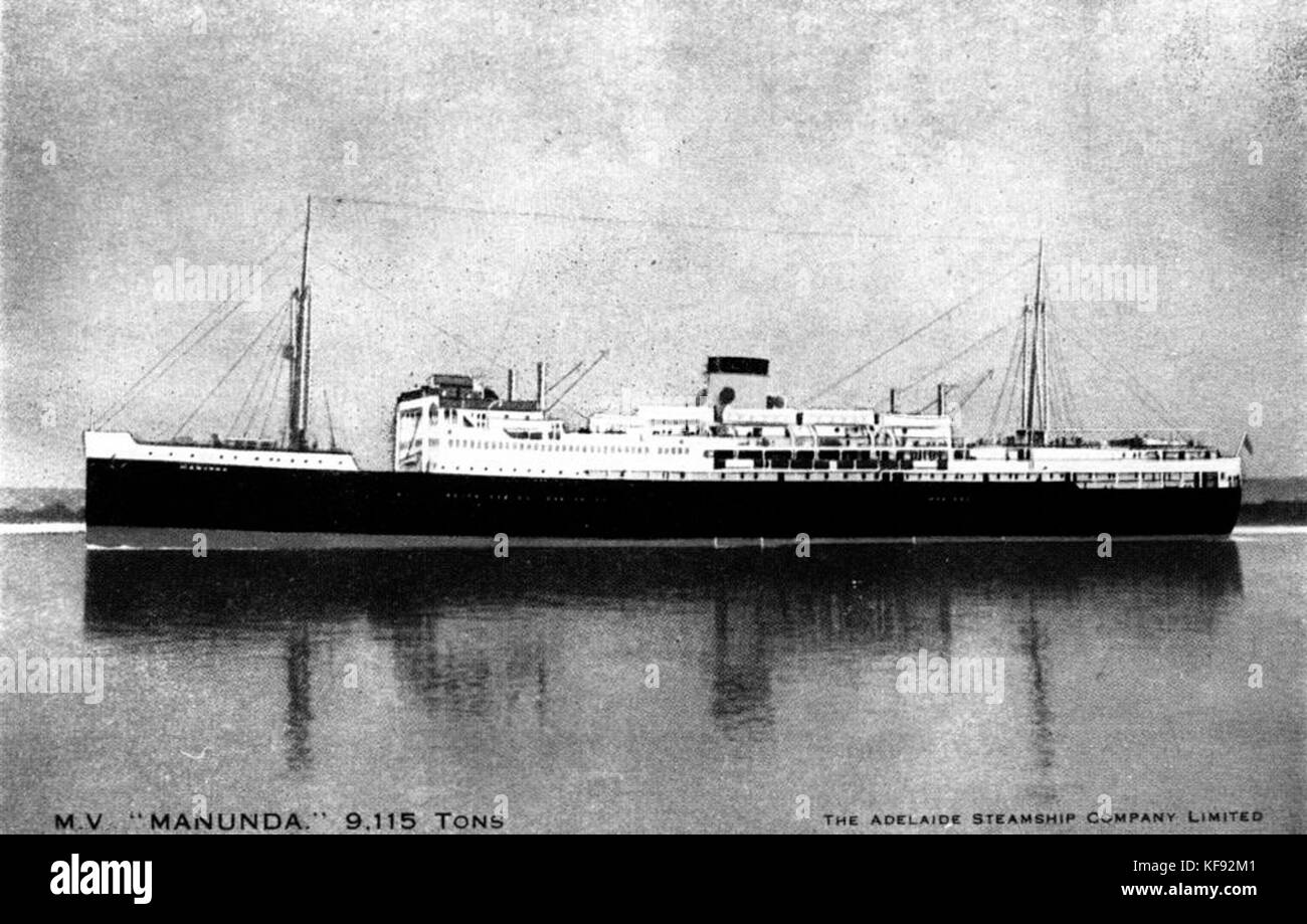 1 115596 Manunda (ship Stock Photo - Alamy
