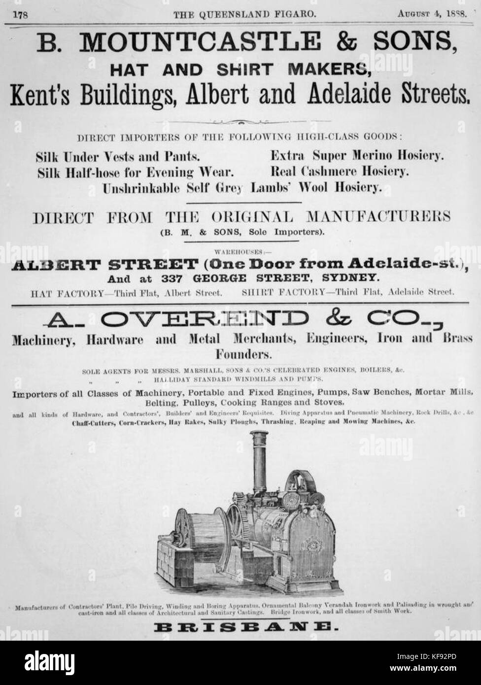 1800s advertisements hi-res stock photography and images - Alamy