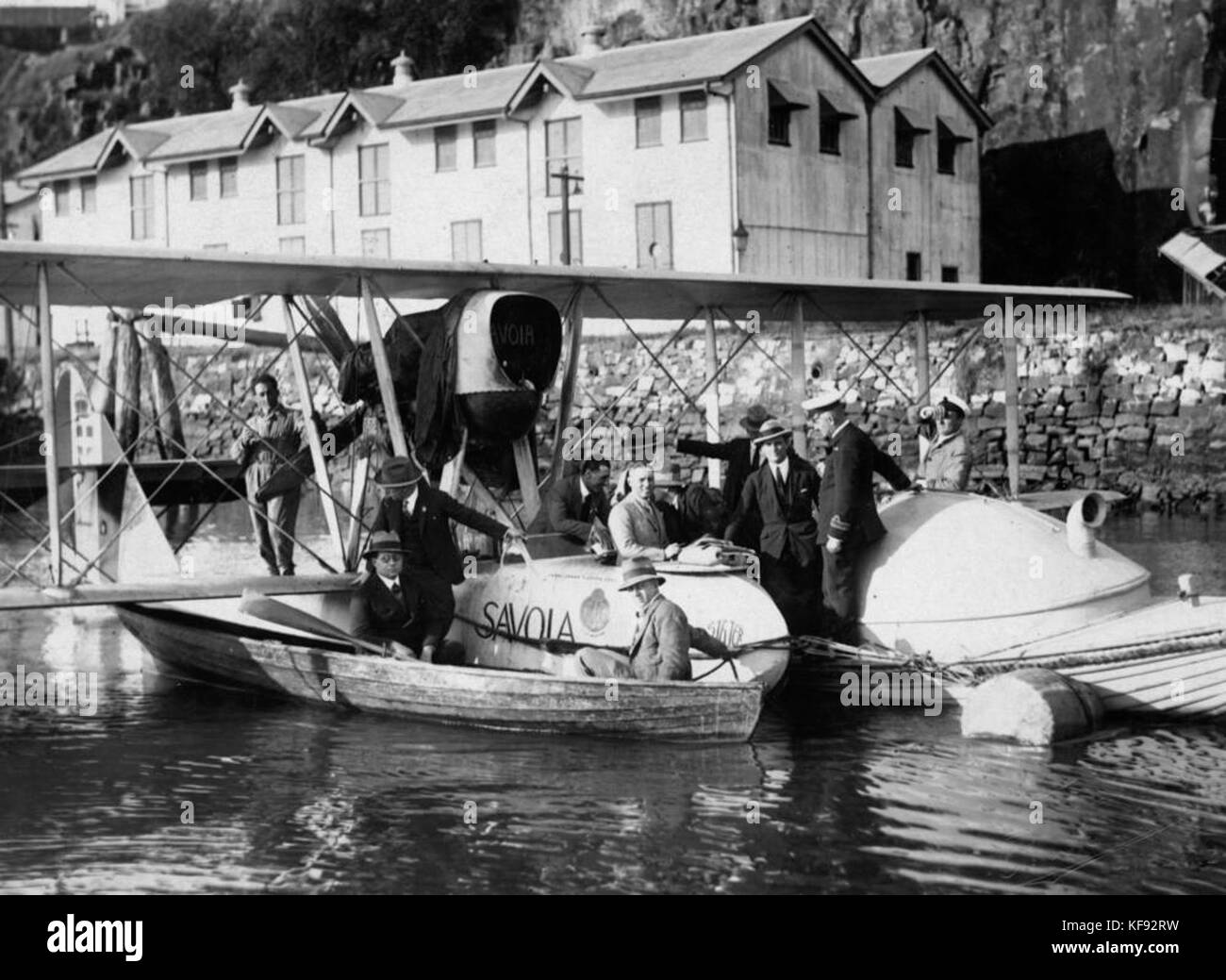 1 113220 Seaplane Savoia Marchetti on the Brisbane River, August 1925 ...